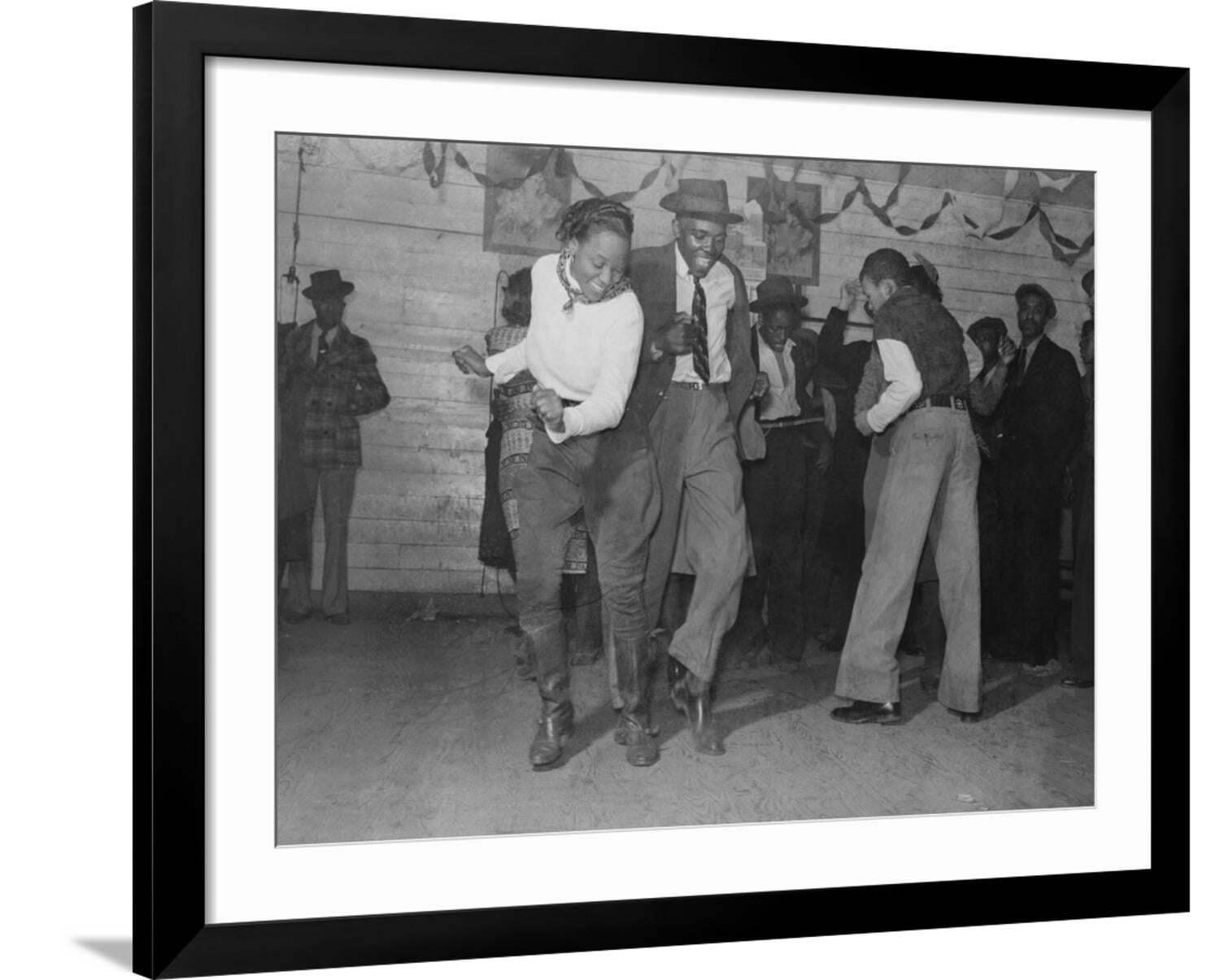 Art.com Jitterbugging in Negro juke joint, Saturday evening, outside ...