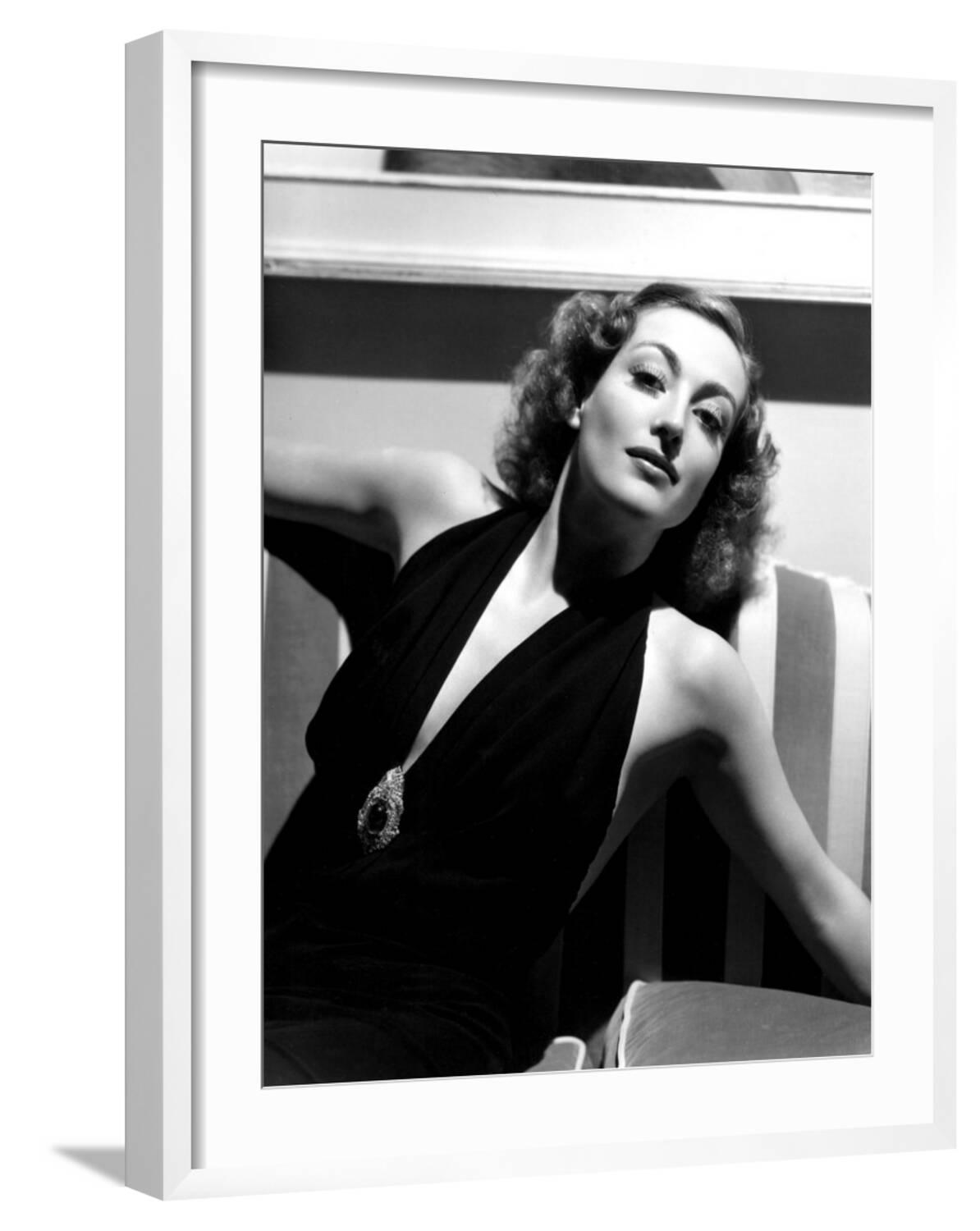 Art.com Joan Crawford, 1936 Photo by George Hurrell, White Frame Wall ...