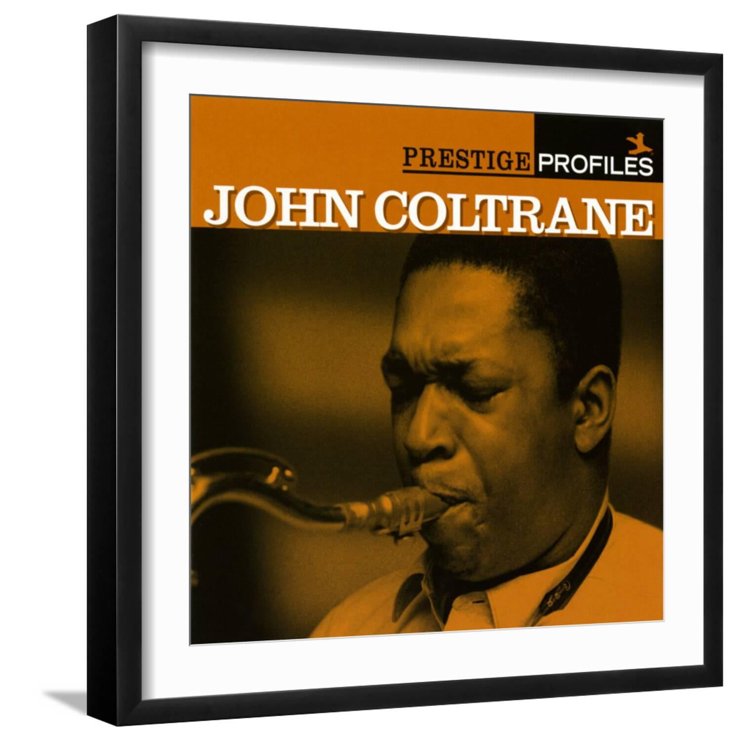 Art.com John Coltrane - Prestige Profiles Art Print, Black Frame Wall ...