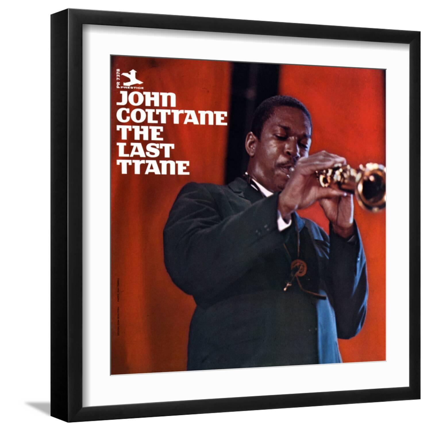 Art.com John Coltrane - The Last Trane Art Print, Black Frame Wall Art ...