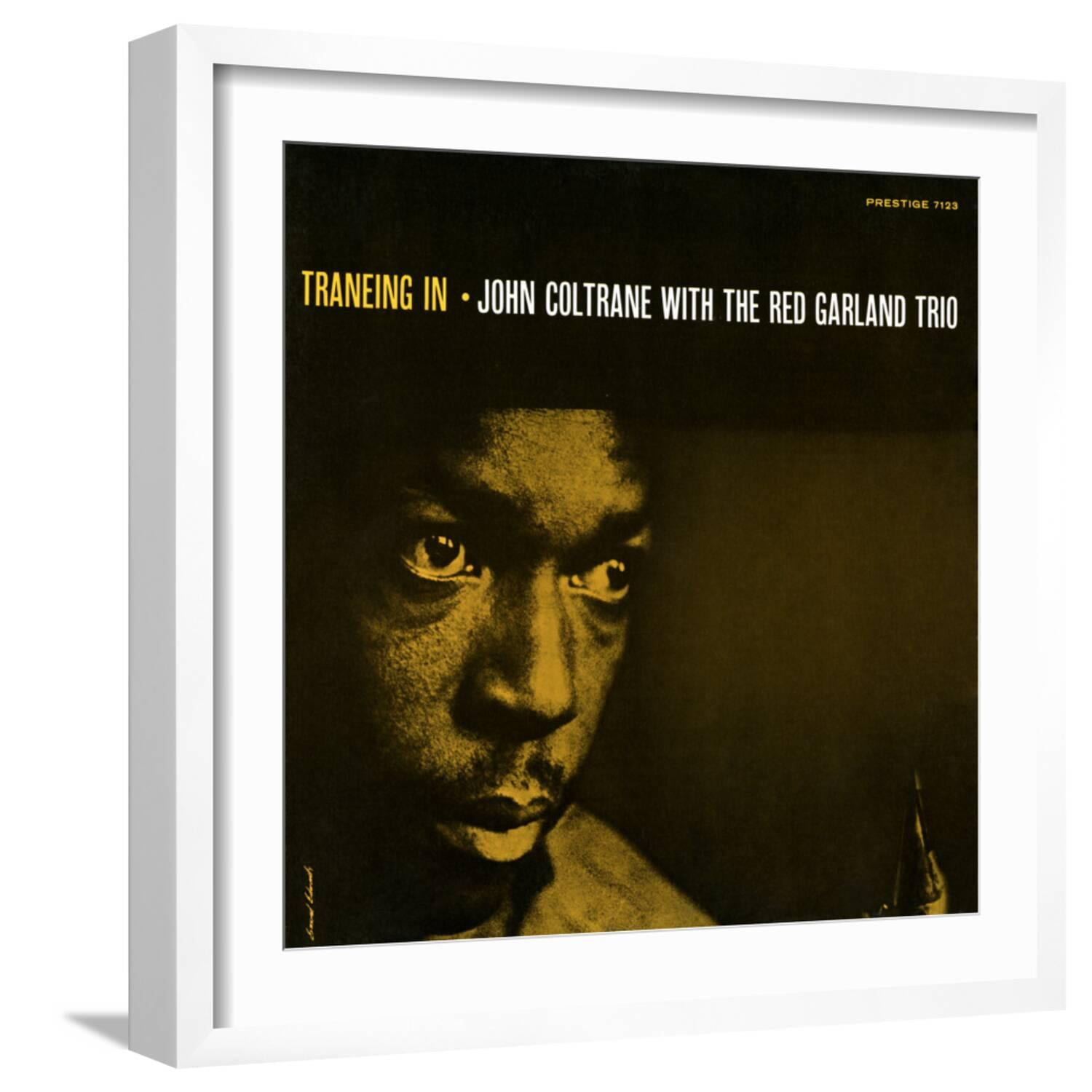 Art.com John Coltrane - Traneing In Art Print, White Frame Wall Art, 21 ...