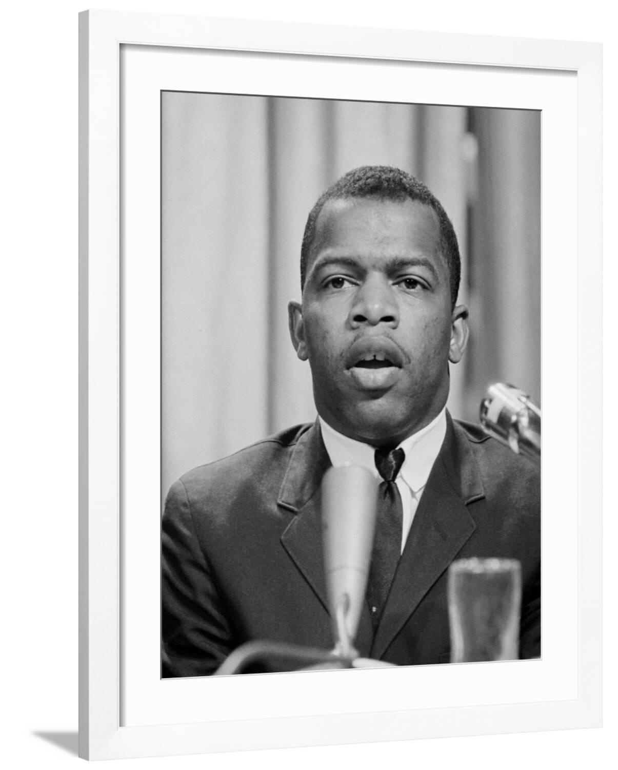 Art.com John Lewis, Future Congressman and Founder of SNCC, April 16 ...