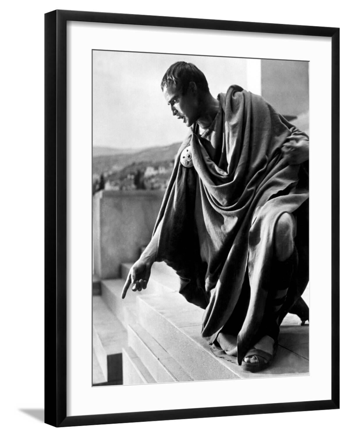 Art.com Julius Caesar, Marlon Brando, 1953 Photo, Black Frame Wall Art ...
