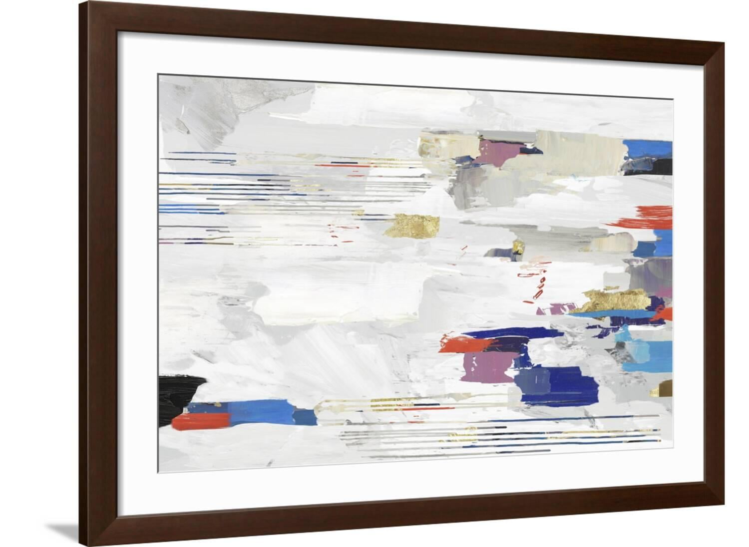 Art.com Kinetic Colors II Art Print by PI Studio, Brown Frame Wall Art ...
