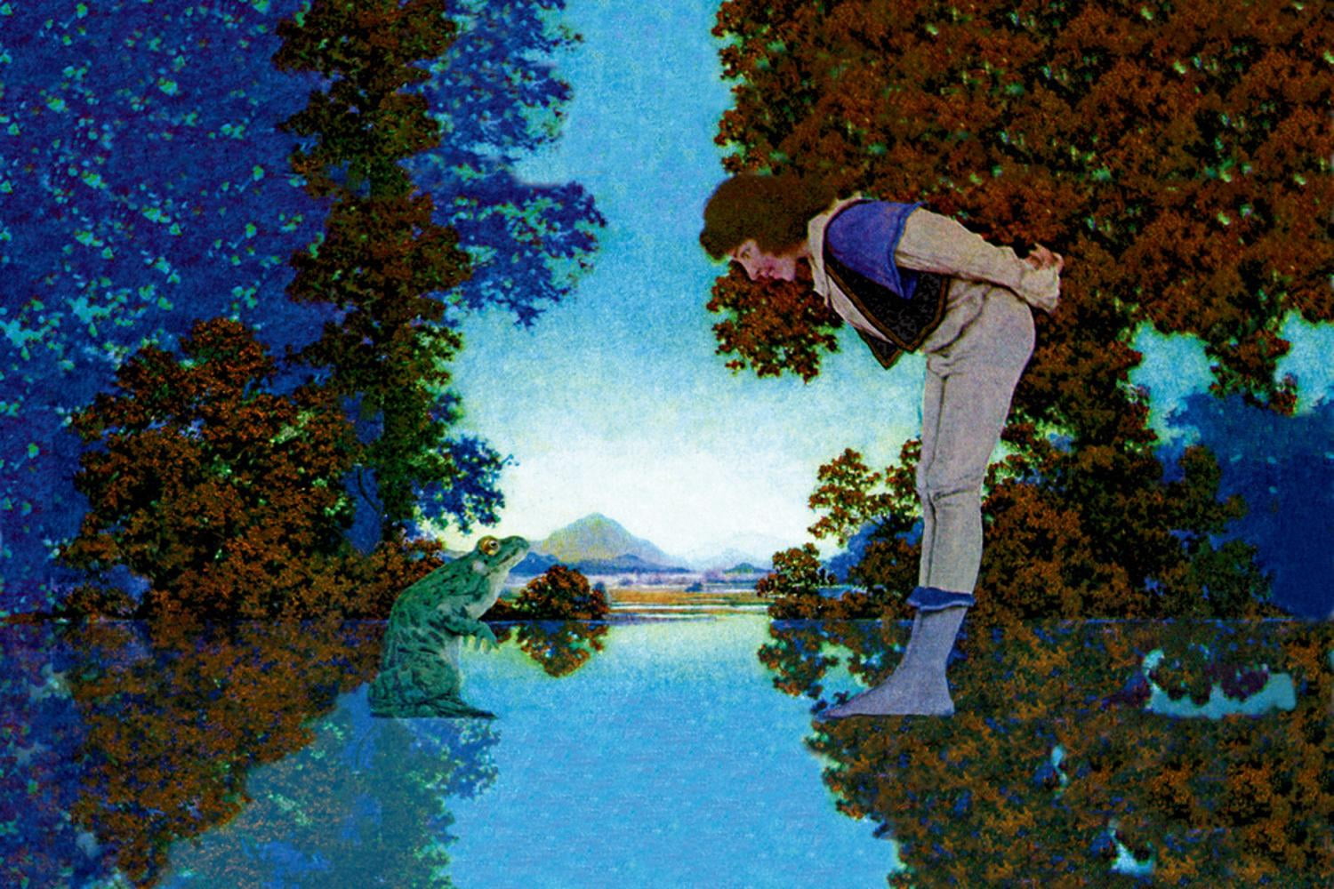Art.com Knave and Frog Art Print by Maxfield Parrish, 24" x 16 ...