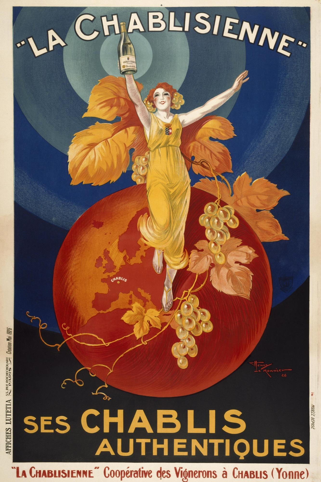 Art.com La Chablisienne Giclee Print, 12" x 18" - Walmart.com