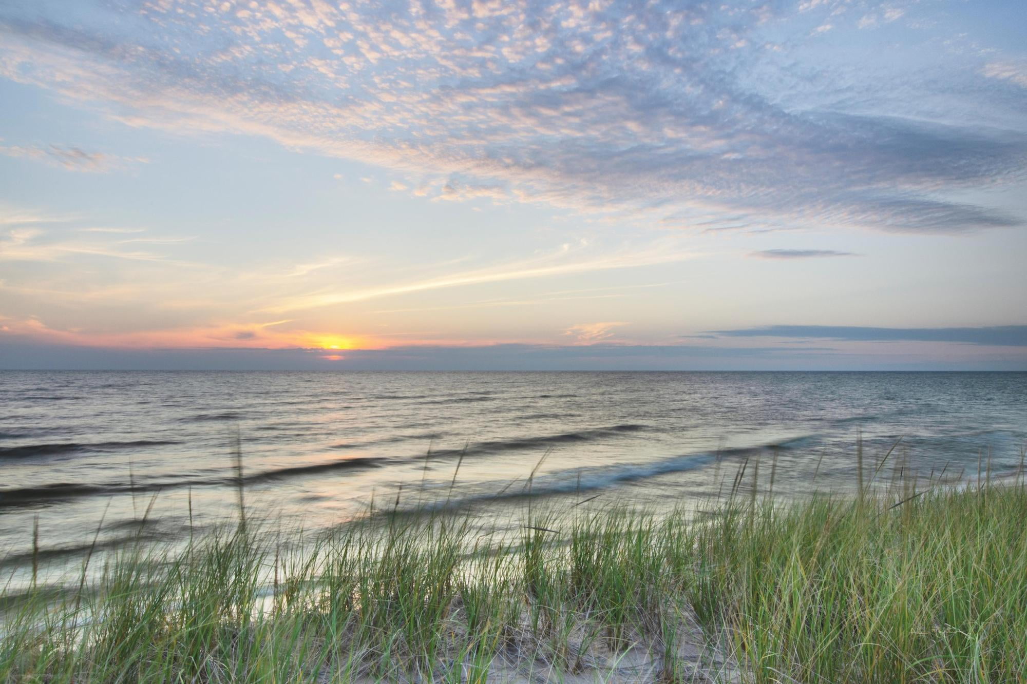 Art.com Lake Michigan Sunset III Art Print by Alan Majchrowicz, 36" x ...
