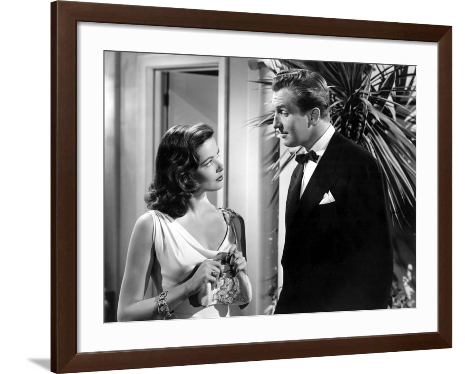 Art.com Laura, Gene Tierney, Vincent Price, 1944 Photo, Brown Frame ...