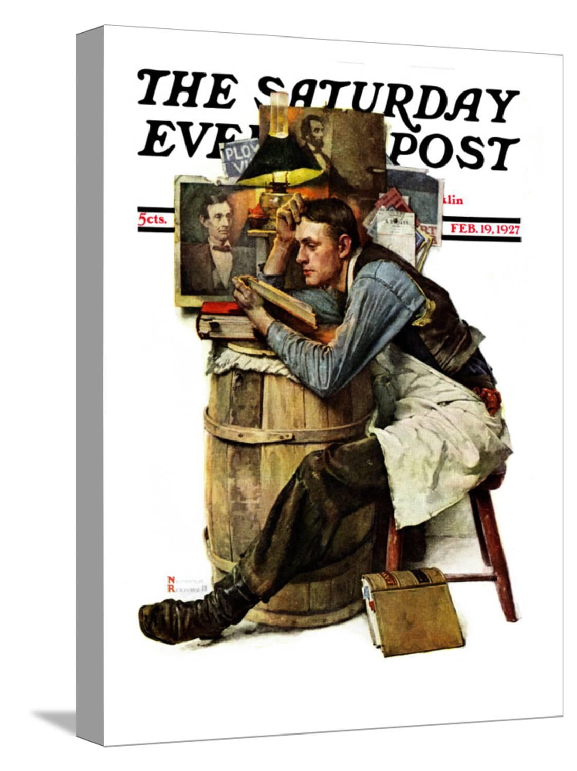 Art.com Law Student Saturday Evening Post Cover, February 19,1927 ...