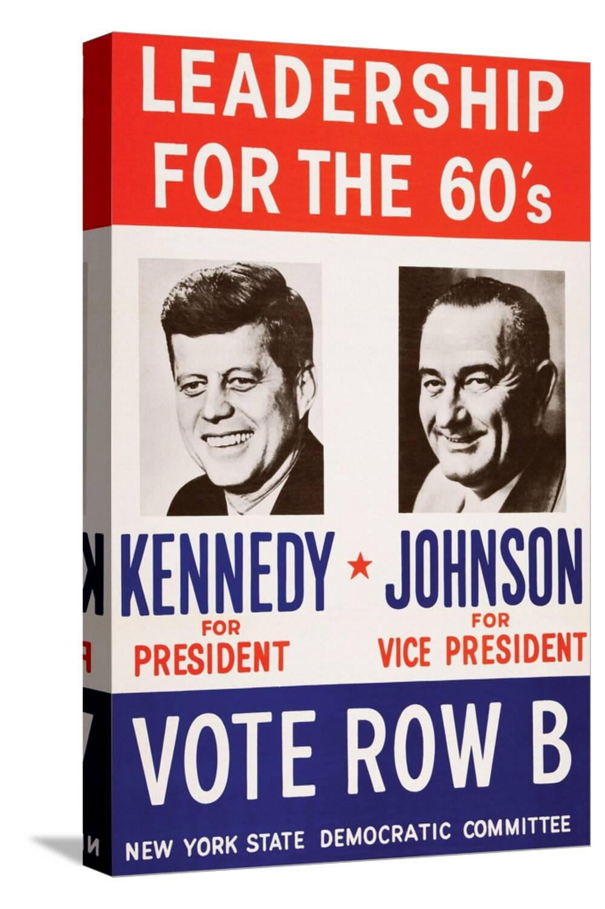 Art.com Leadership for the 60's - Vote Row B Stretched Canvas Print ...