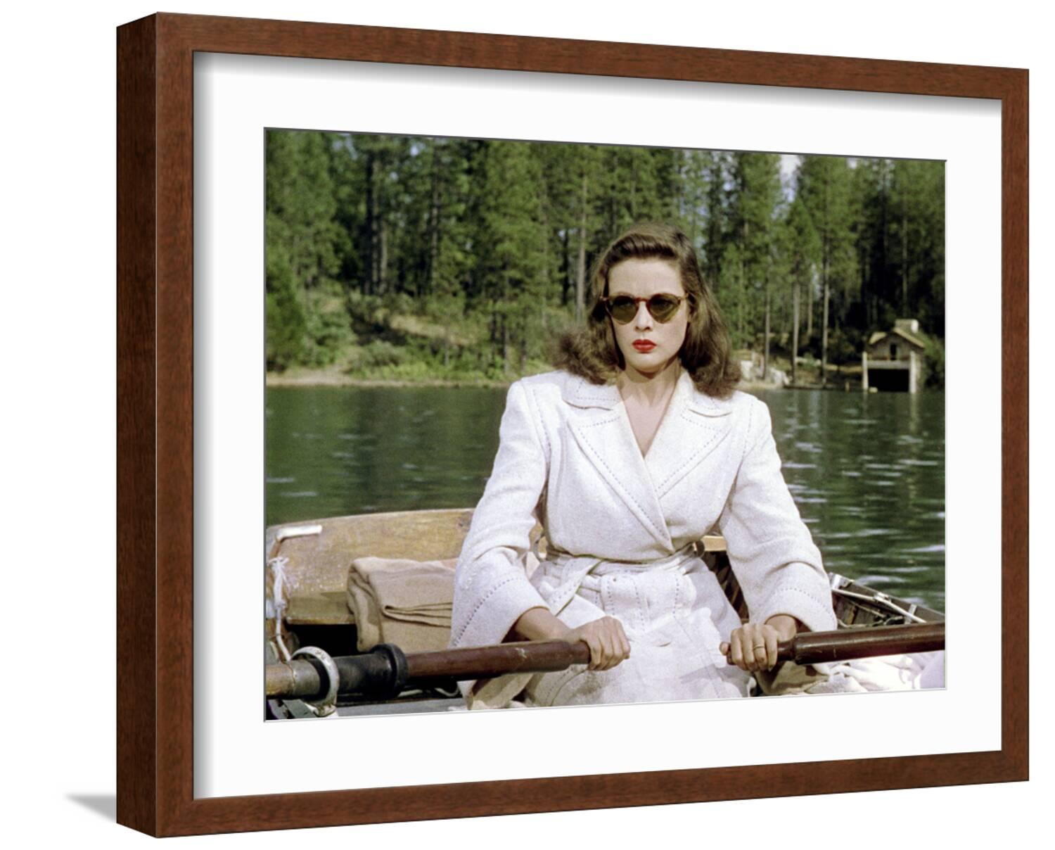 Art.com Leave Her To Heaven, Gene Tierney, 1945 Photo, Brown Frame Wall ...