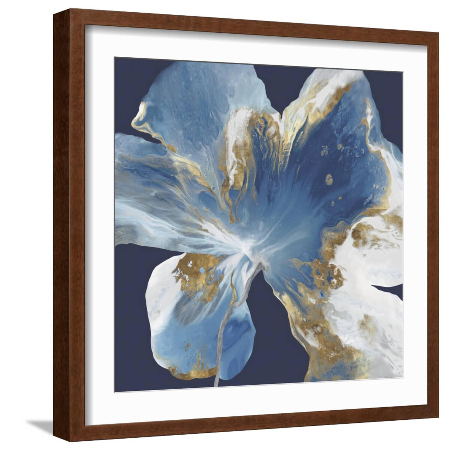 Art.com Liquid Enigma I Art Print by Eva Watts, Brown Frame Wall Art ...