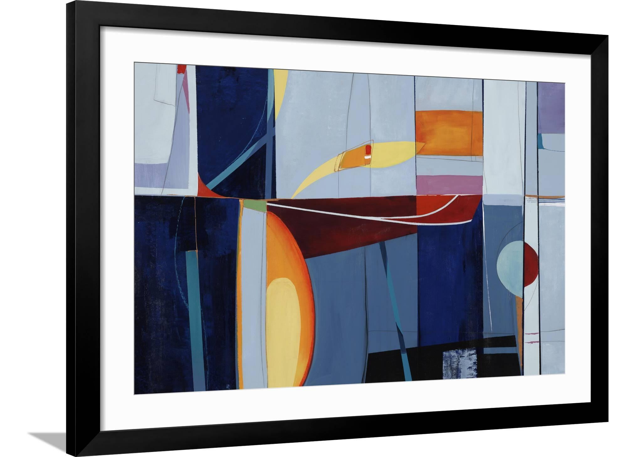 Art.com Little Fish Big Pond Giclee Print by Sydney Edmunds, Black ...