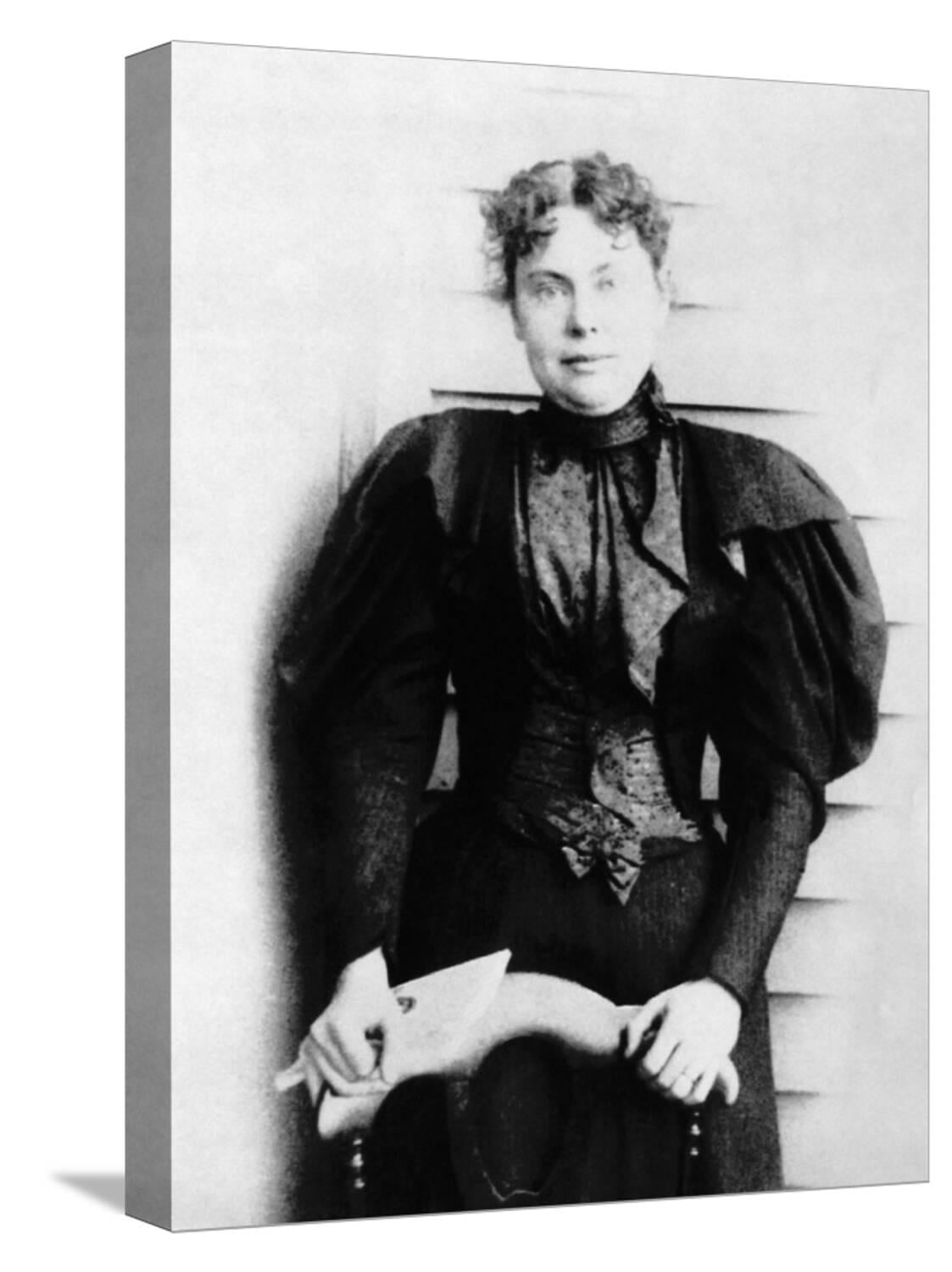 Art.com Lizzie Borden, Acquitted Suspect in the Murder of Her Father and Stepmother, 1892 ...