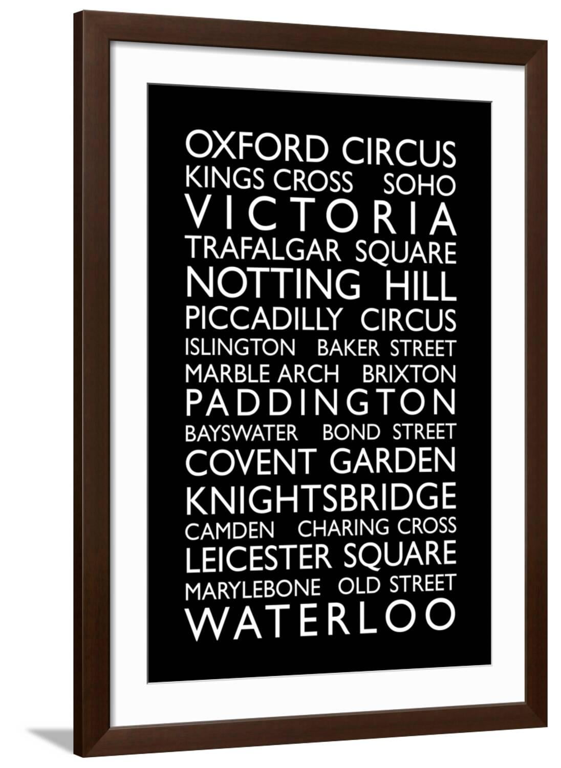 Art.com London Bus Roll (Bus Blind) Art Print by Michael Tompsett ...