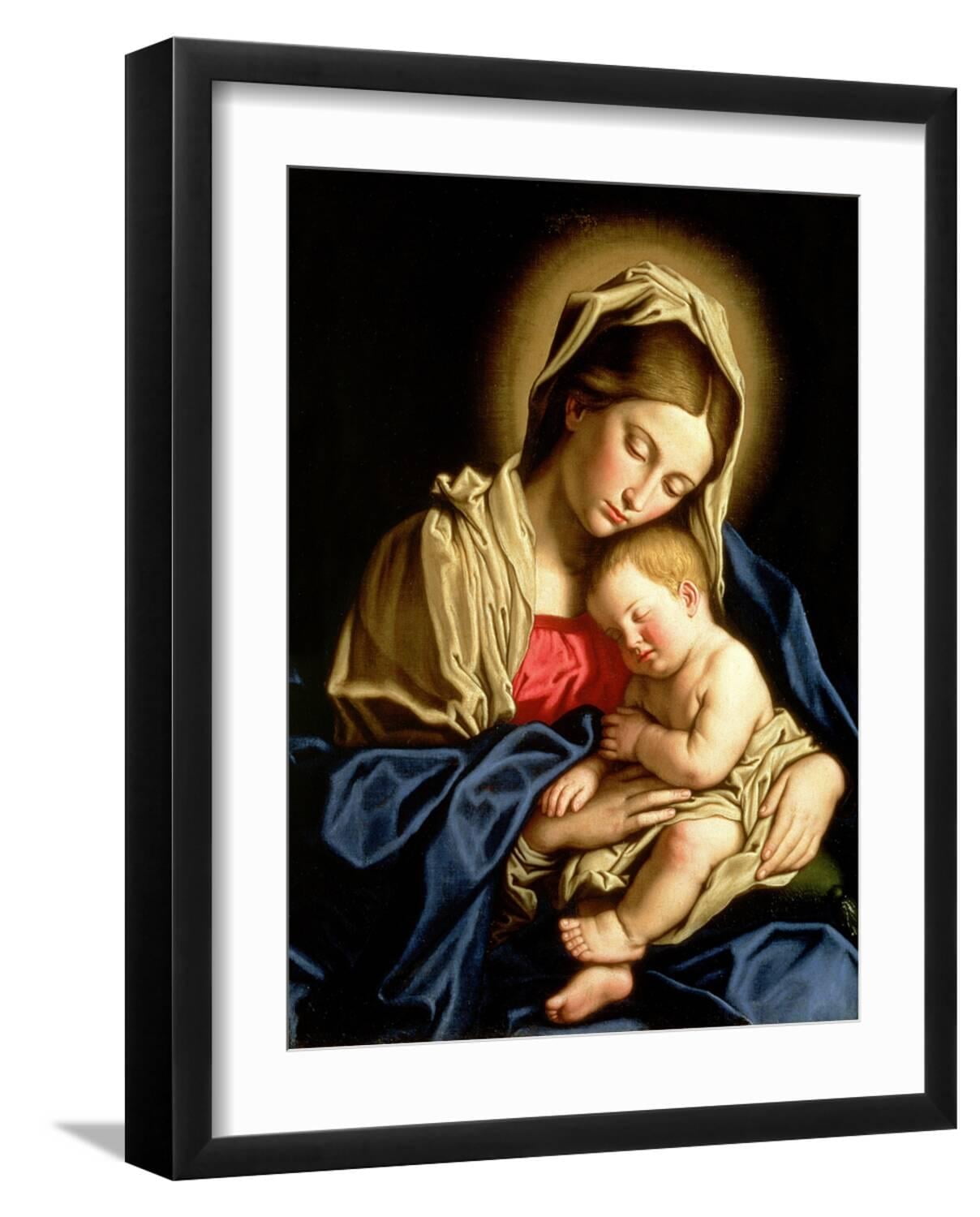 Art.com Madonna and Child Giclee Print by Giovanni Battista Salvi da ...