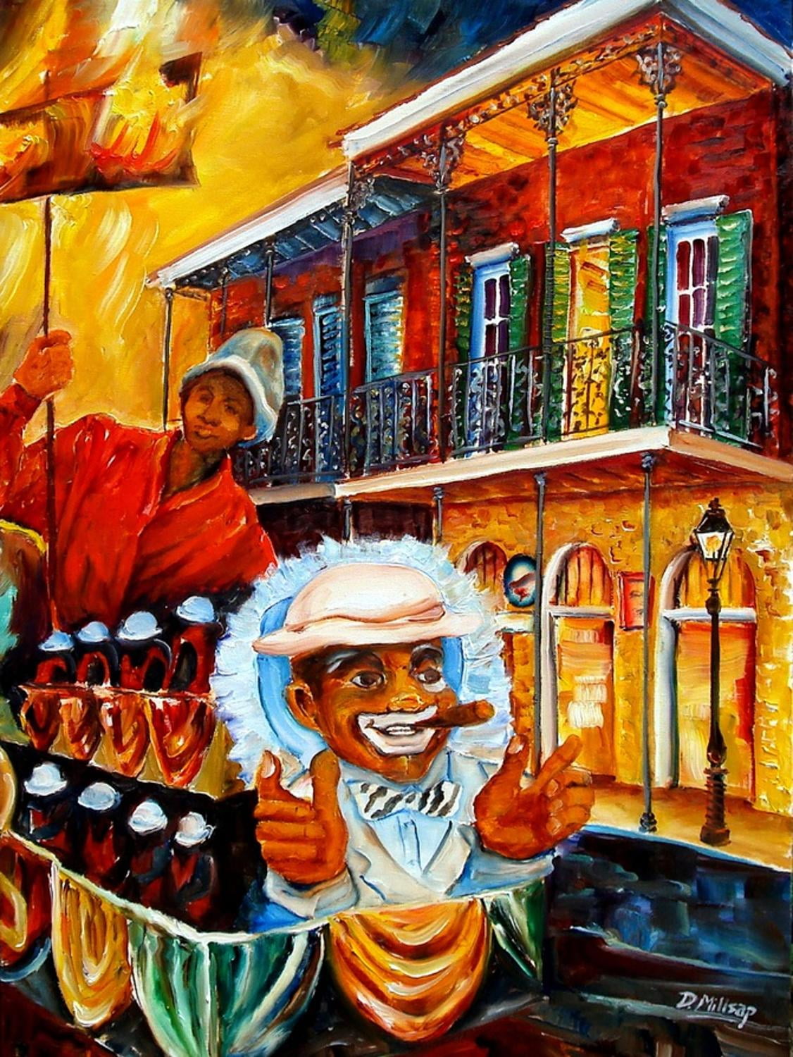 Art.com Mardi Gras Parade Art Print by Diane Millsap, 24" x 32 ...