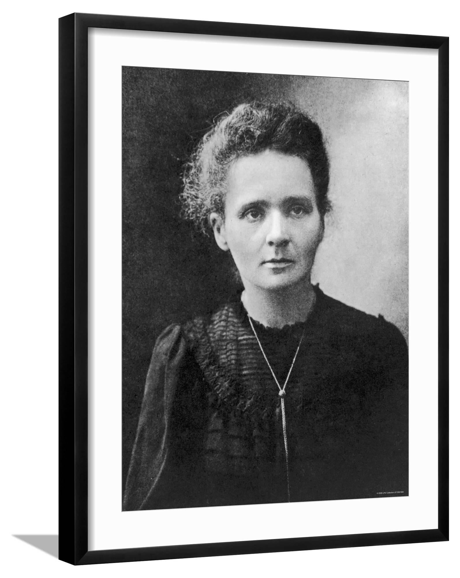 Art.com Marie Curie Premium Photographic Print, Black Frame Wall Art ...