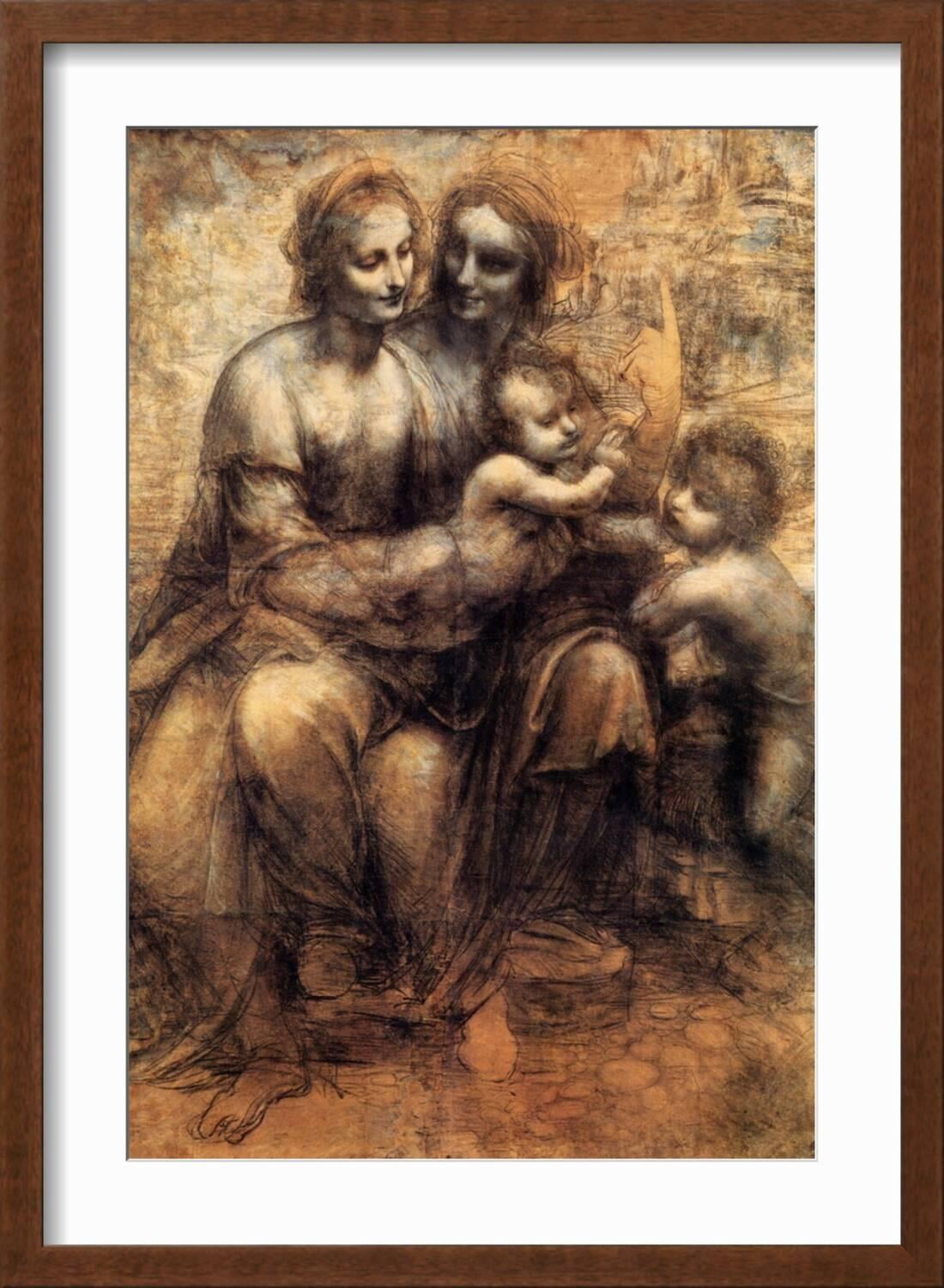 Art.com Mary, Christ, St. Anne and the Infant St. John Art Print by ...