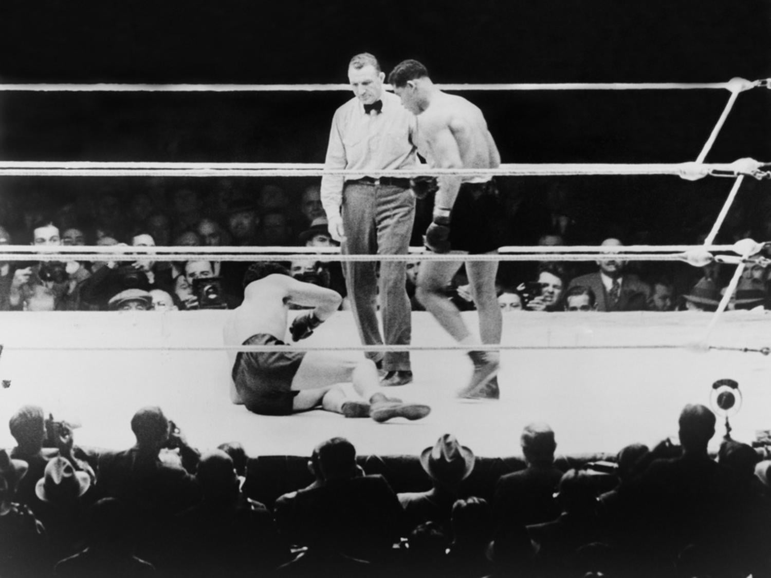Art.com Max Baer Knocked Down During a Heavyweight Fight with Joe Louis ...