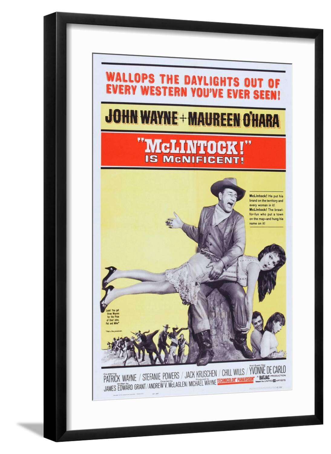 Art.com Mclintock!, John Wayne, Maureen O'Hara, Patrick Wayne, Stefanie ...