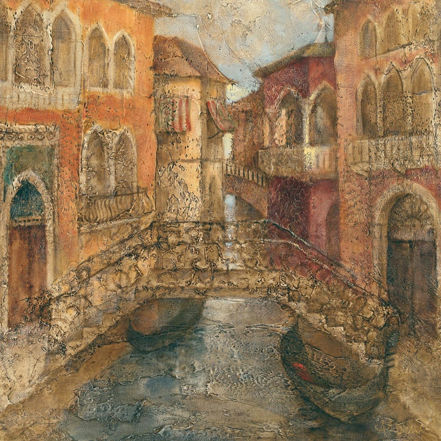 Art.com Memories of Venice III Art Print by Albena Hristova, 24" x 24 ...