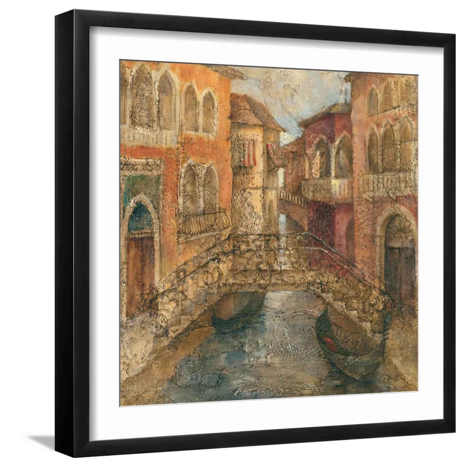 Art.com Memories of Venice III Art Print by Albena Hristova, Black ...