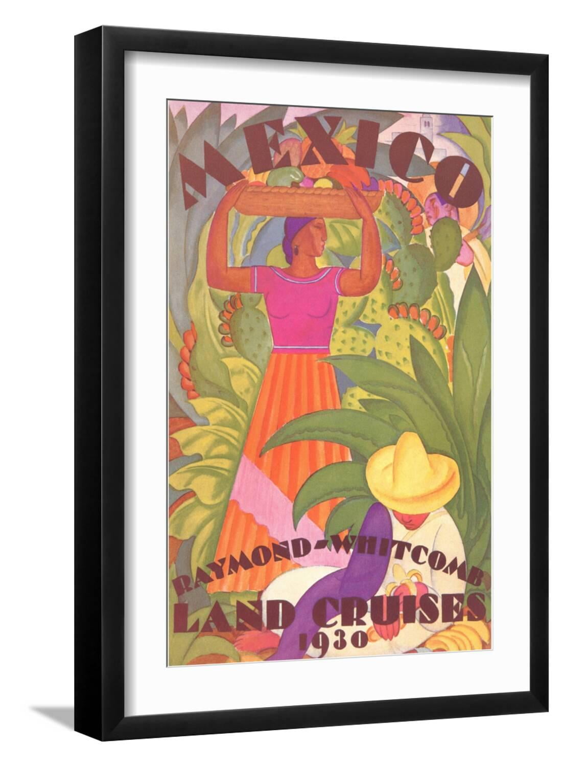 Art.com Mexico Poster, Orozco-esque Art Print, Black Frame Wall Art, 17 ...