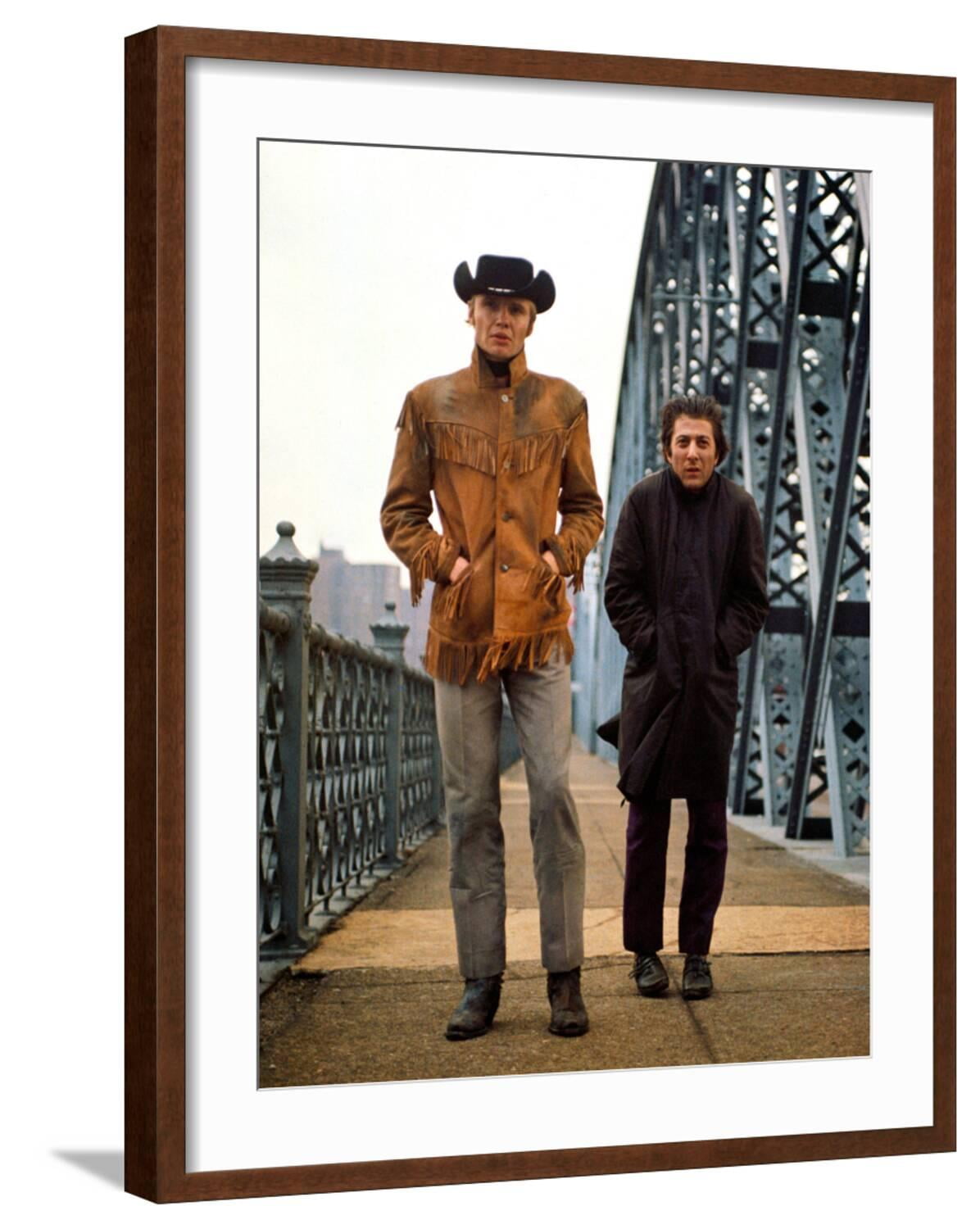 Art.com Midnight Cowboy, Jon Voight, Dustin Hoffman, 1969 Photo, Brown ...