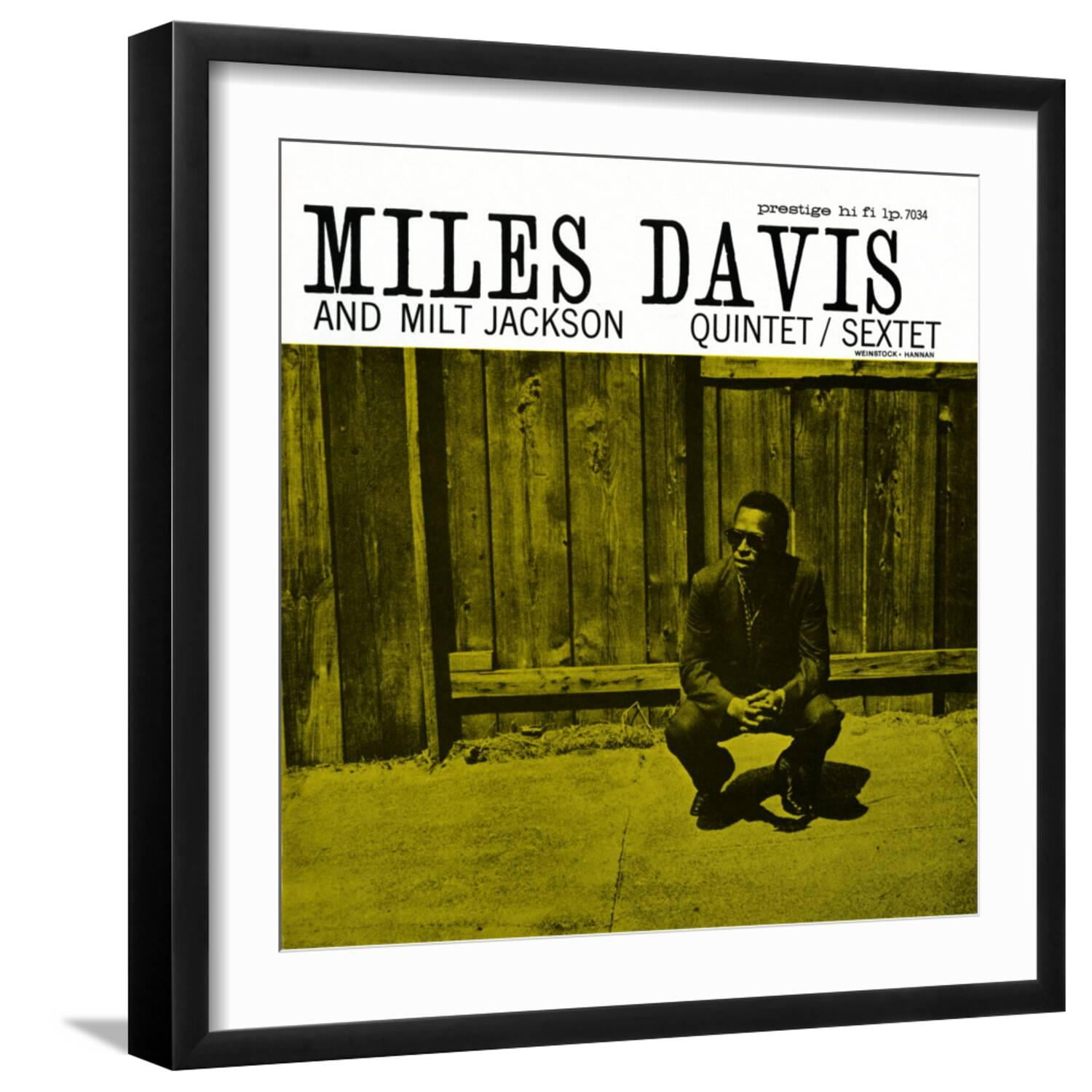Art.com Miles Davis and Milt Jackson - Quintet / Sextet Art Print ...