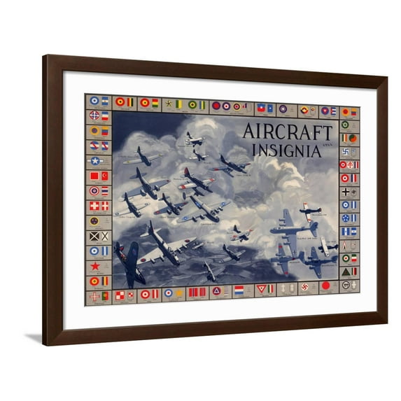 Art.com Military Planes of the World Aircraft Insignia WWII War ...