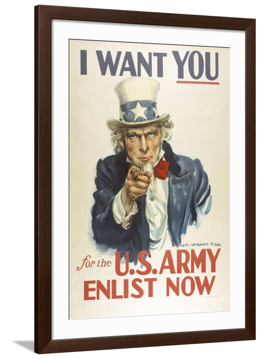 Art.com Military and War Posters: I Want YOU for the U.S. Army. James ...