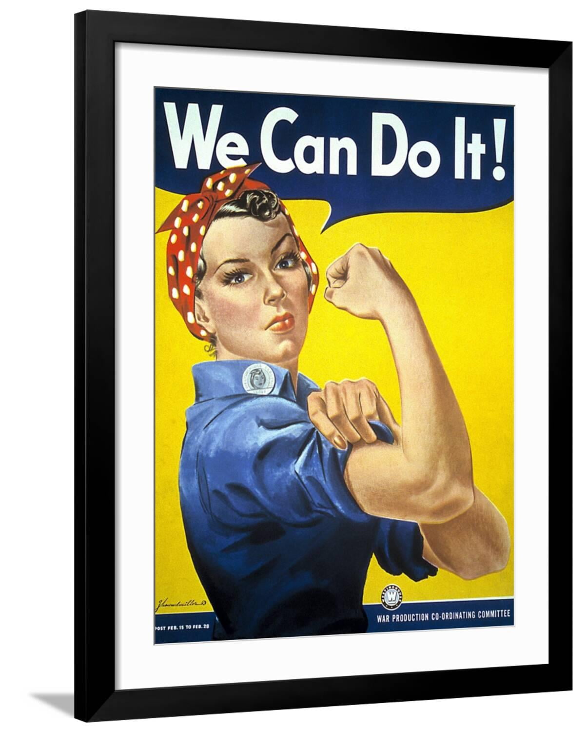 Art.com Military and War Posters: We Can Do It! J Howard Miller, 1942 ...