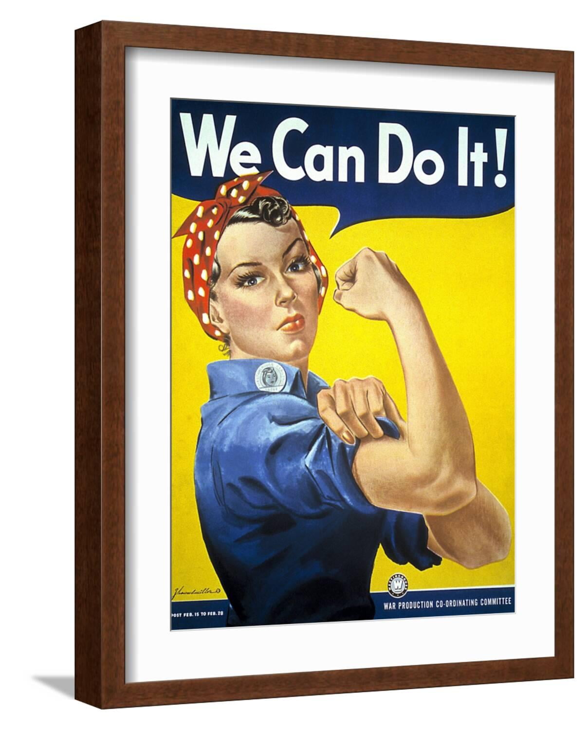 Art.com Military and War Posters: We Can Do It! J Howard Miller, 1942 ...