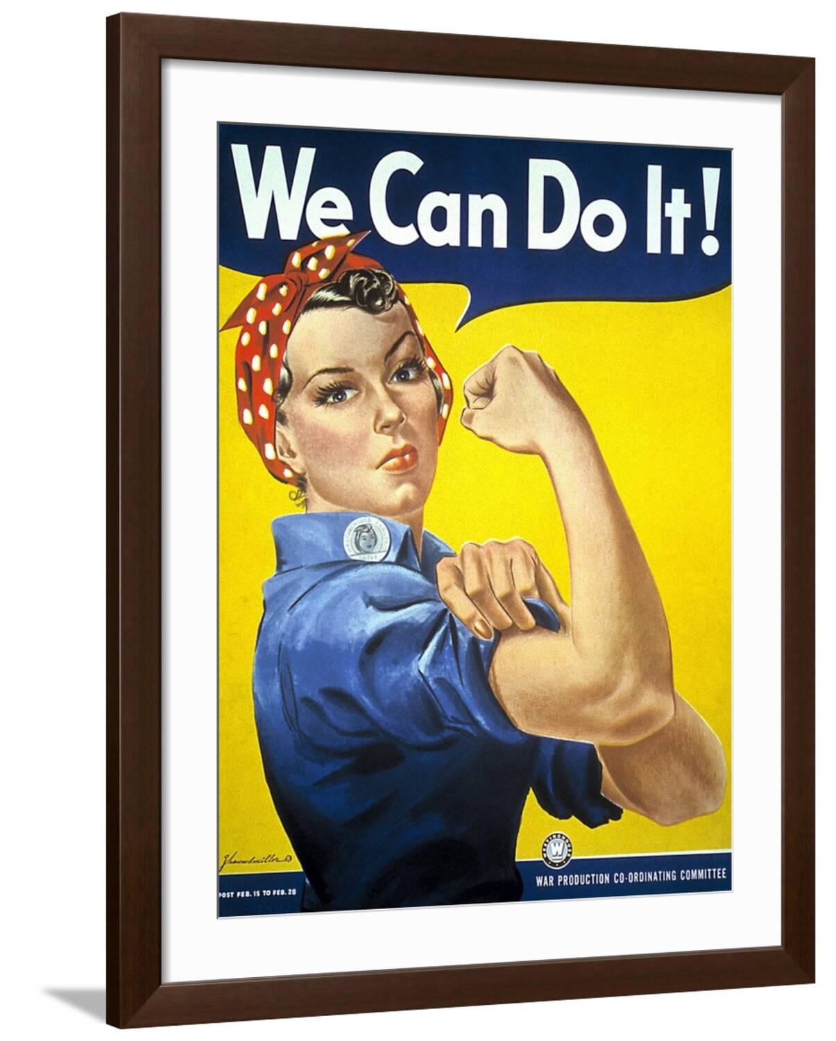 Art.com Military and War Posters: We Can Do It! J Howard Miller, 1942 ...
