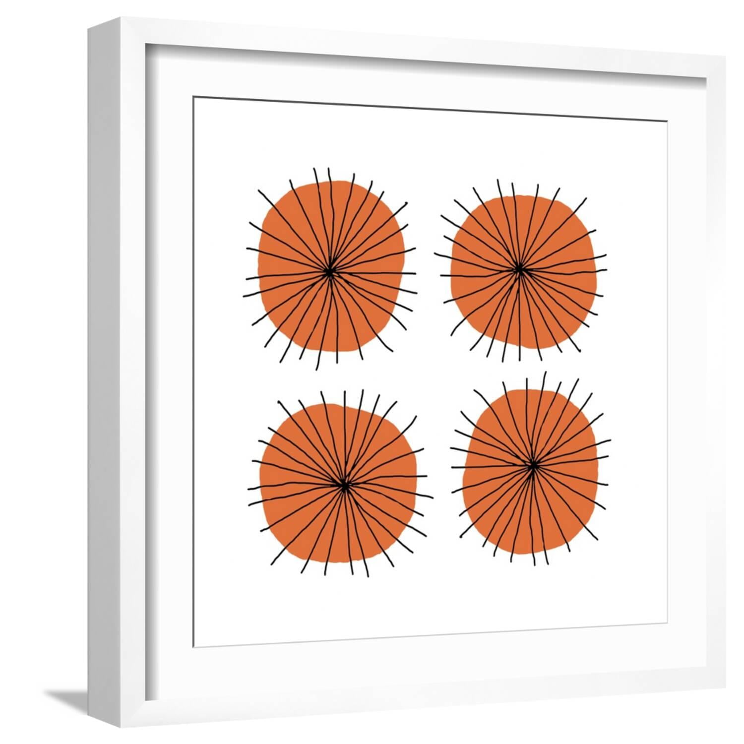 Art.com Mitosis One Art Print by Jan Weiss, White Frame Wall Art, 21" x ...