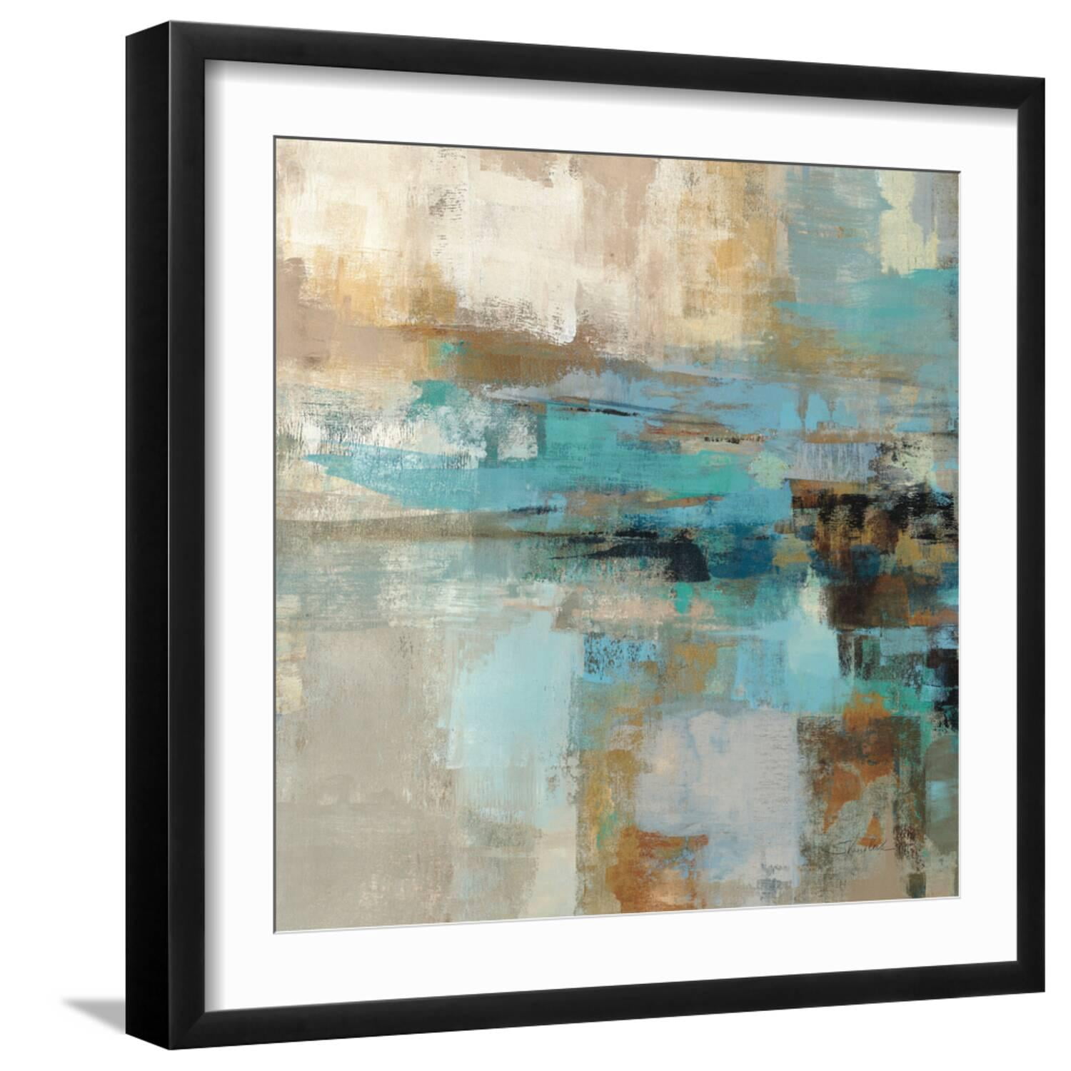 Art.com Morning Fjord Square I Art Print by Silvia Vassileva, Black ...