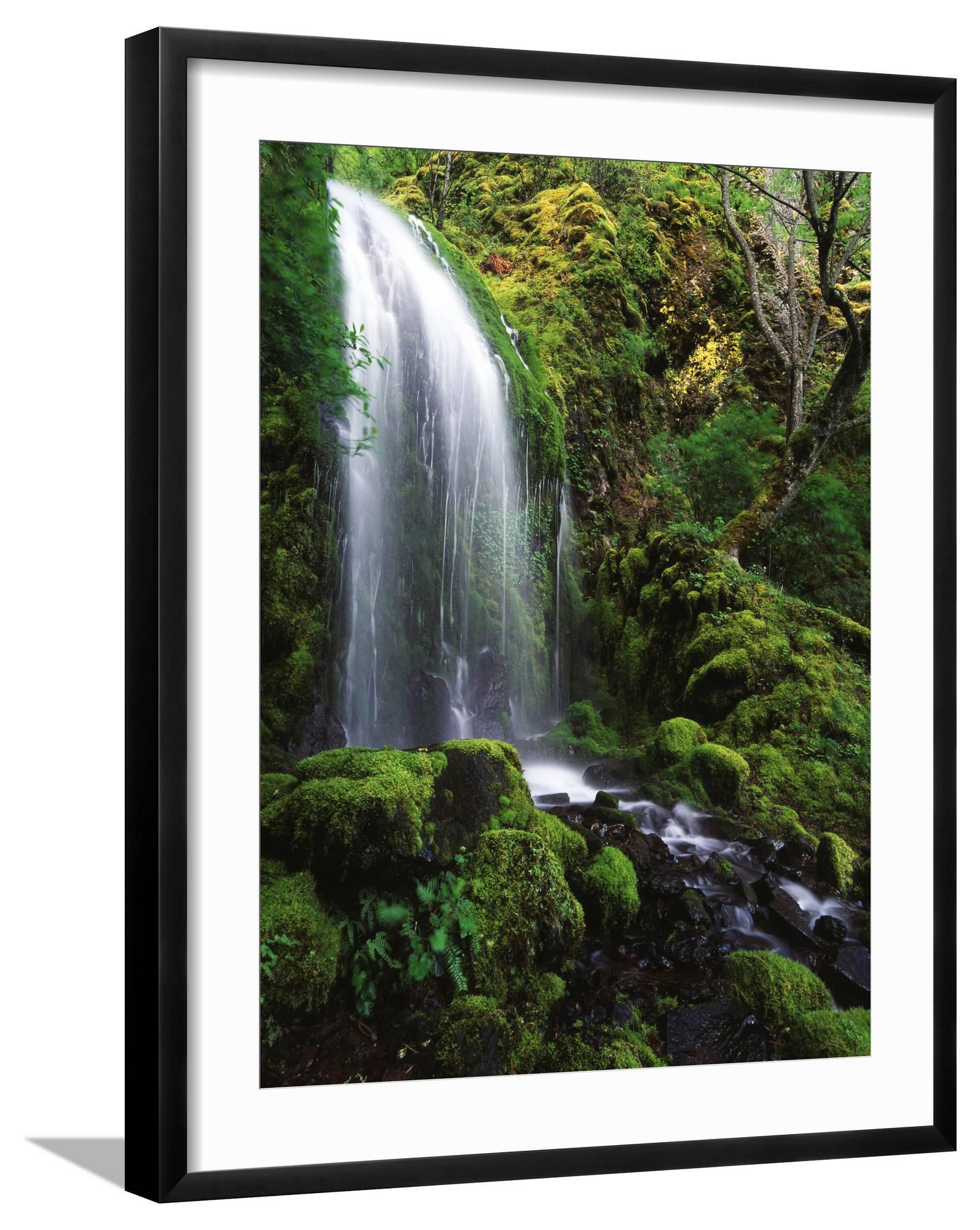 Art.com Mt Hood National Forest, Waterfall, Columbia Gorge Scenic Area ...
