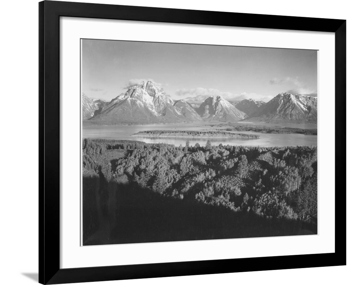 Art.com Mt. Moran And Jackson Lake From Signal Hill Grand Teton NP ...