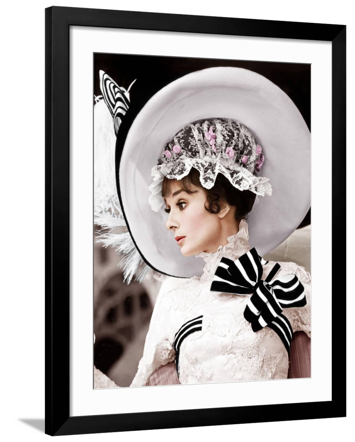 Art.com My Fair Lady, Audrey Hepburn, 1964 Photo, Black Frame Wall Art ...