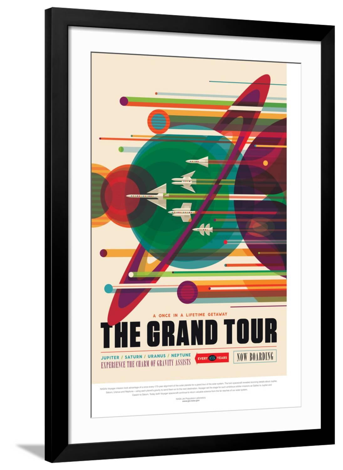 Art.com NASA/JPL: Visions Of The Future - Grand Tour Art Print, Black ...