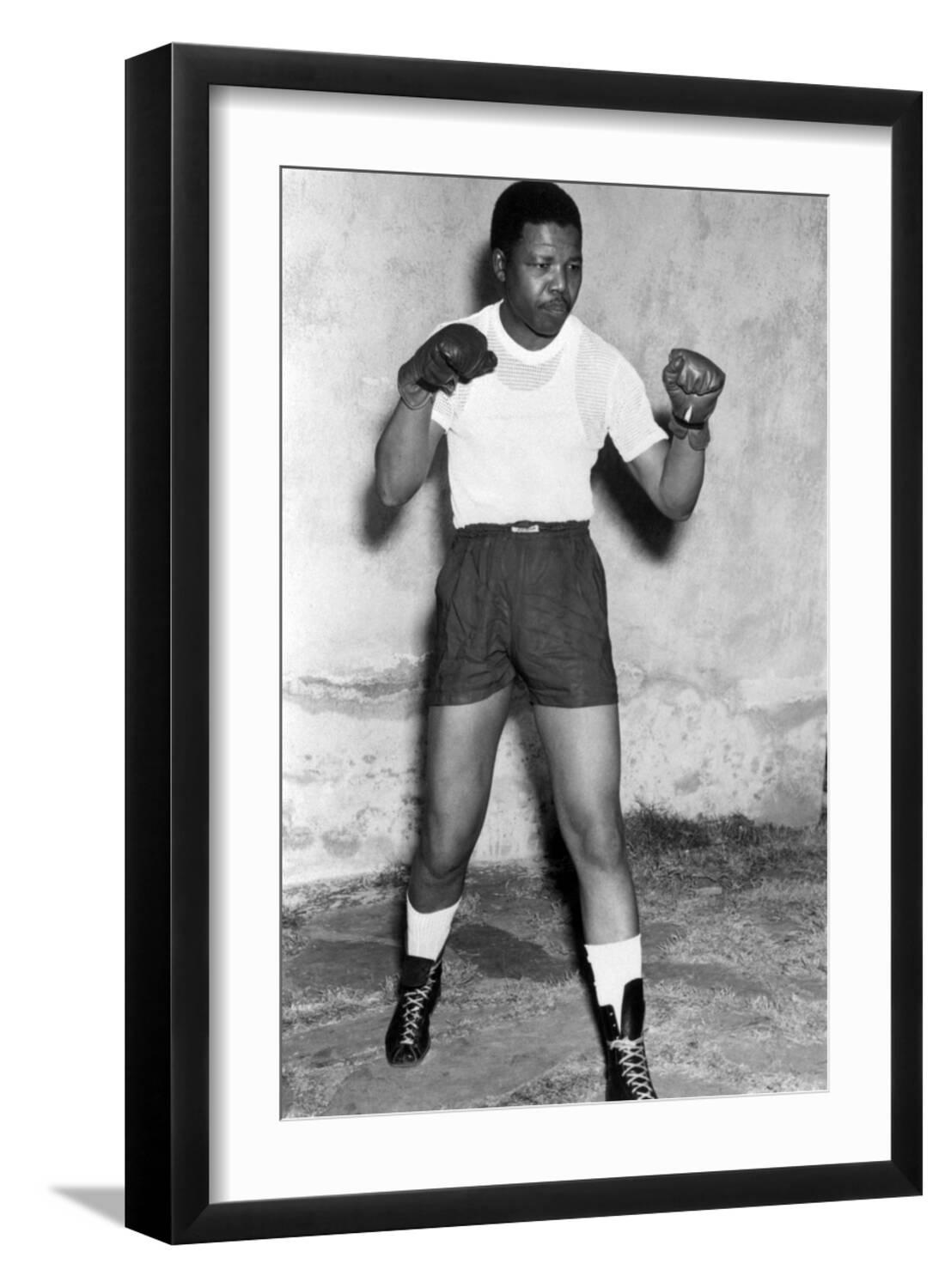 Art.com Nelson Mandela Photo, Black Frame Wall Art, 17" x 23" - Walmart.com