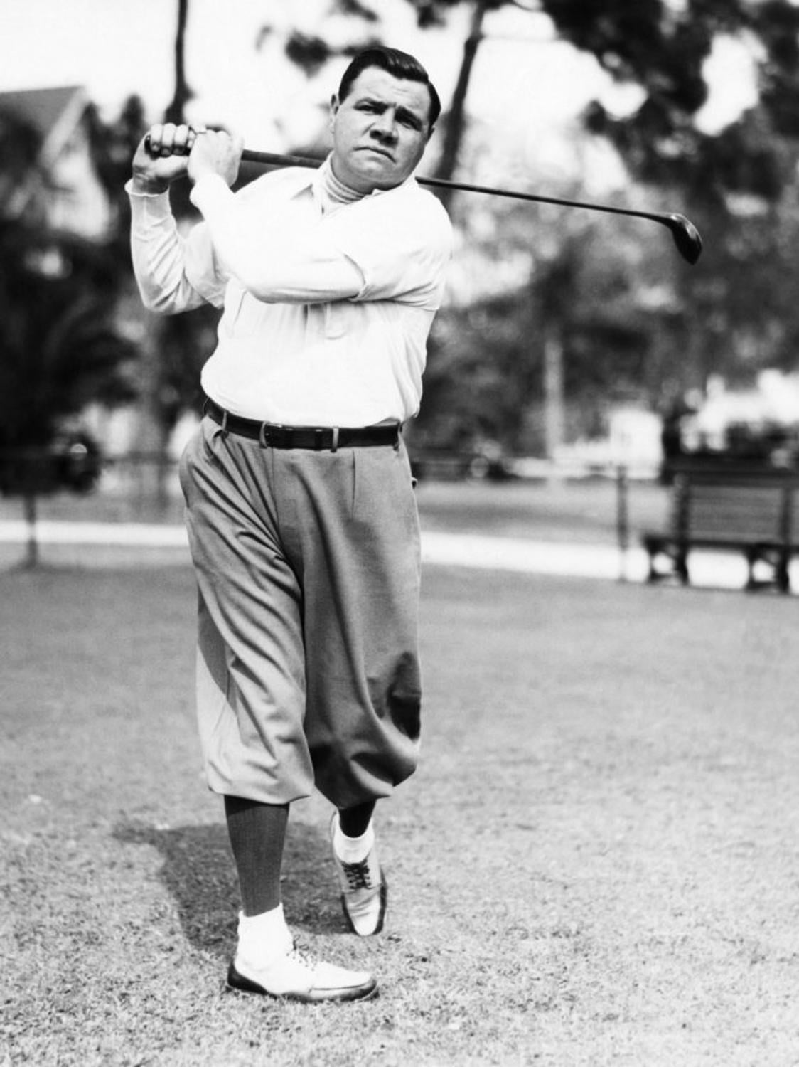 Art.com New York Yankees. Yankees Outfielder Babe Ruth Playing Golf ...