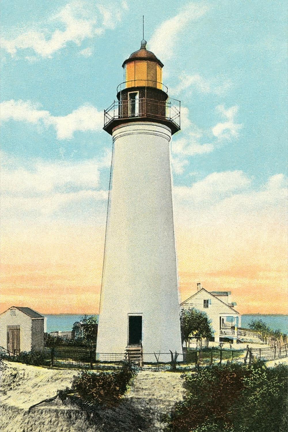 Art.com Old Port Isabel Lighthouse Art Print, 12" x 18" - Walmart.com