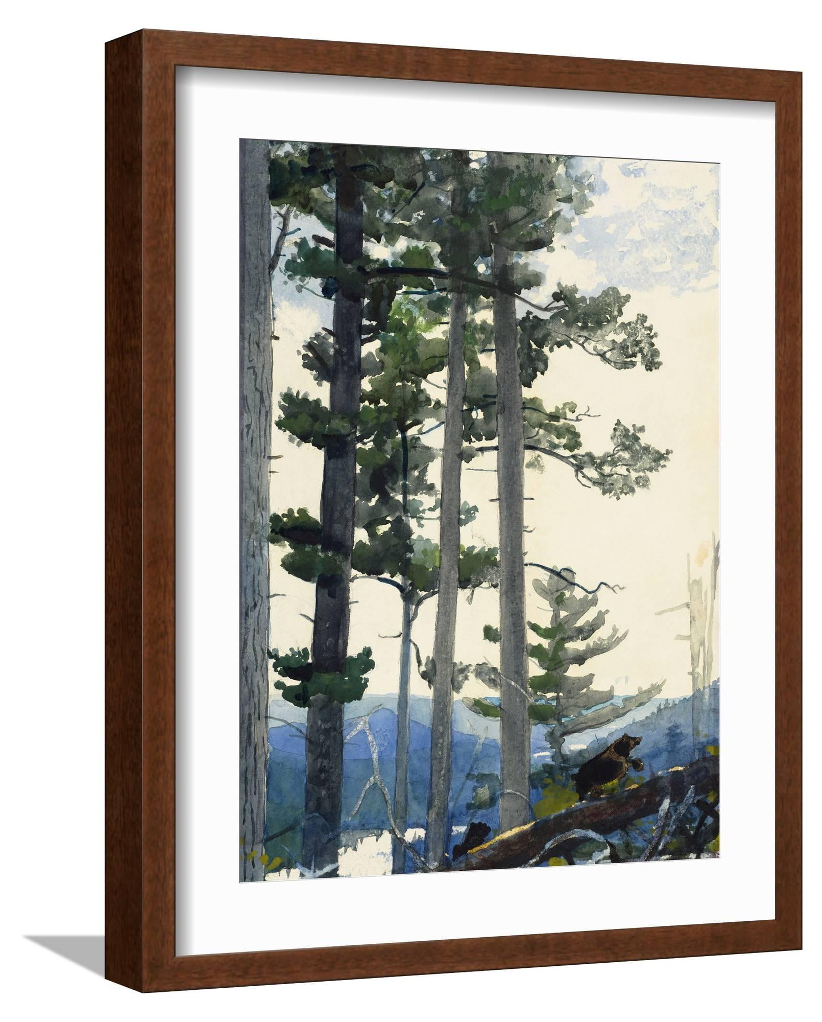 Art.com Old Settlers, 1892 Giclee Print by Winslow Homer, Brown Frame ...