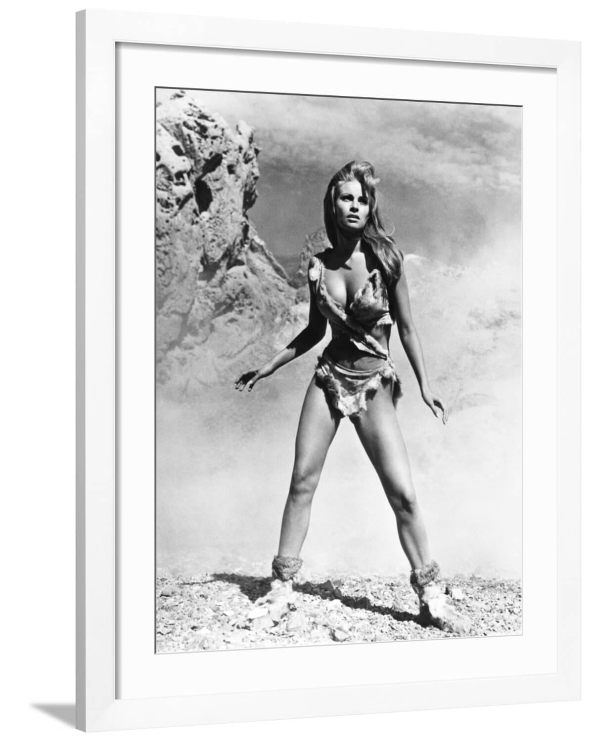 Art.com One Million Years B.C., Raquel Welch, 1966 Photo, White Frame ...