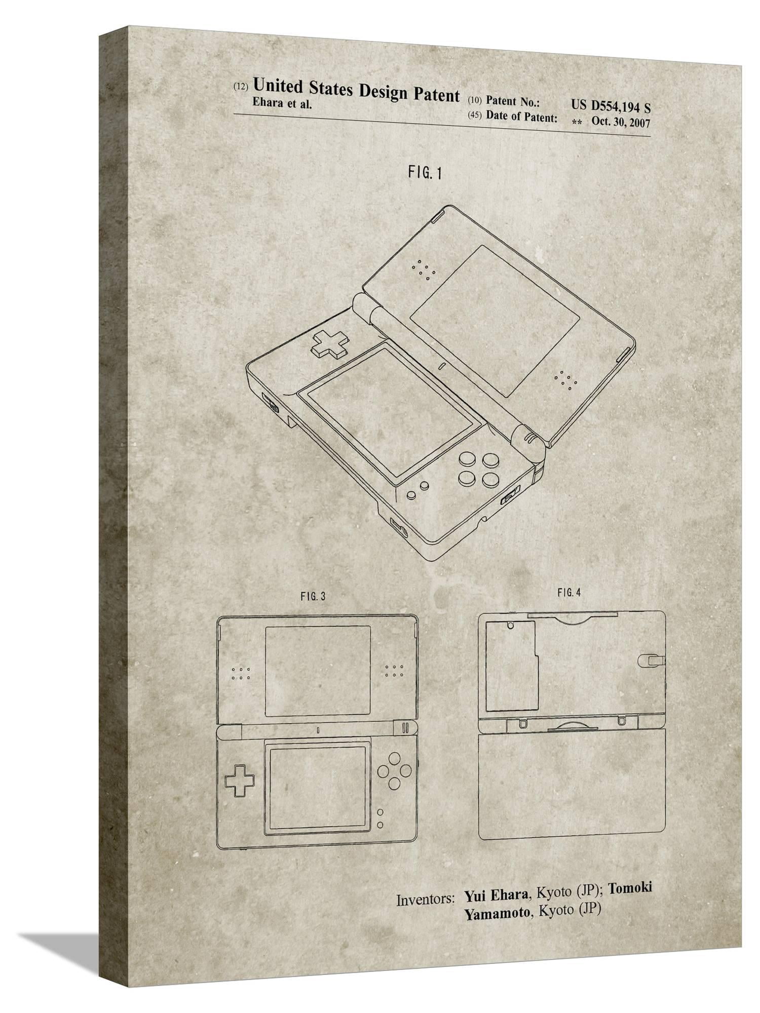 Art.com PP346-Sandstone Nintendo DS Patent Poster Stretched Canvas ...