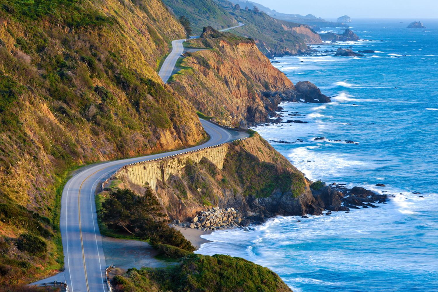 Art.com Pacific Coast Highway (Highway 1) at Southern End of Big Sur ...
