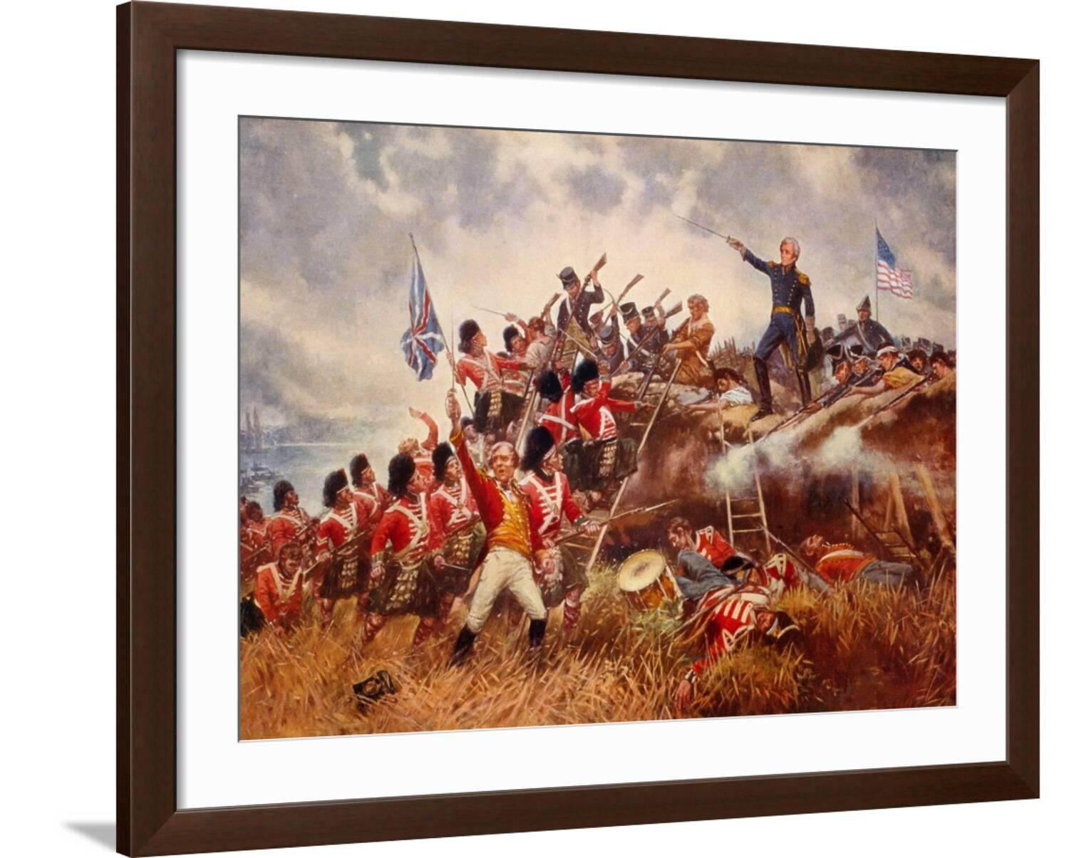 Art.com Painting of Andrew Jackson and his troops at the Battle of New ...