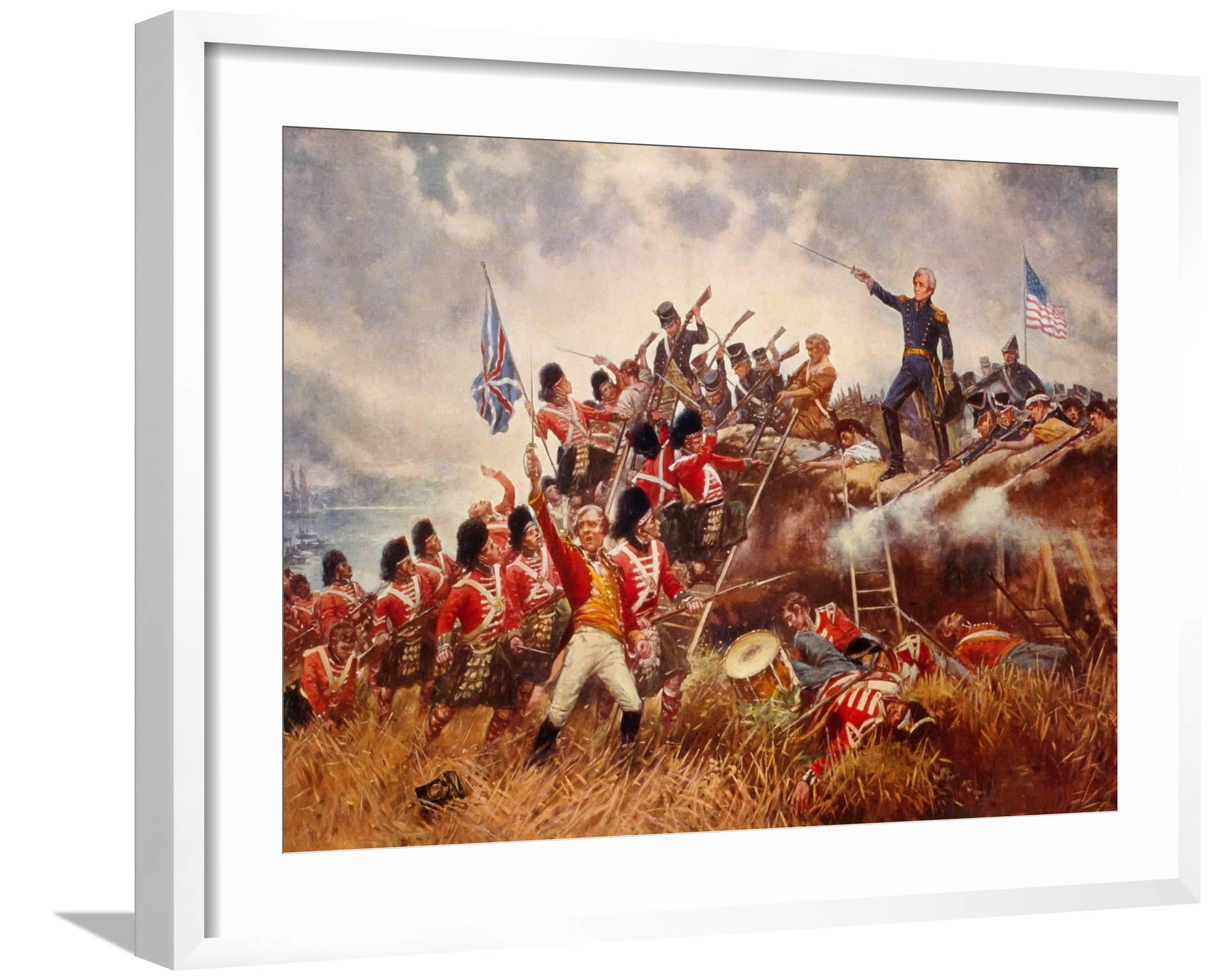 Art.com Painting of Andrew Jackson and his troops at the Battle of New ...
